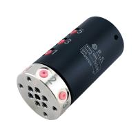China Q6PM5 Gas Rotary Joint - 6 Independent Air Channels, 300 RPM Speed, 38mm Diameter for Industrial Automation for sale