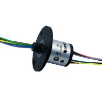 China WX12-8PS 8-Way 2A Slip Ring with 28AWG Teflon Wire - 12.4mm OD × 15.4mm Length for Rotating Lights for sale