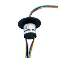 China WX12-8PS 8-Way 2A Slip Ring with 28AWG Teflon Wire - 12.4mm OD × 15.4mm Length for Rotating Lights for sale