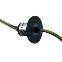 China WX12-8PS 8-Way 2A Slip Ring with 28AWG Teflon Wire - 12.4mm OD × 15.4mm Length for Rotating Lights for sale