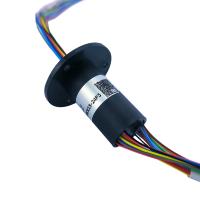 China WX15-24PS 24 Circuit 2A Slip Ring 15.5mm OD 150RPM for Robot Turntables and Automation Equipment for sale