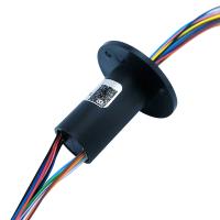 China WX15-24PS 24 Circuit 2A Slip Ring 15.5mm OD 150RPM for Robot Turntables and Automation Equipment for sale