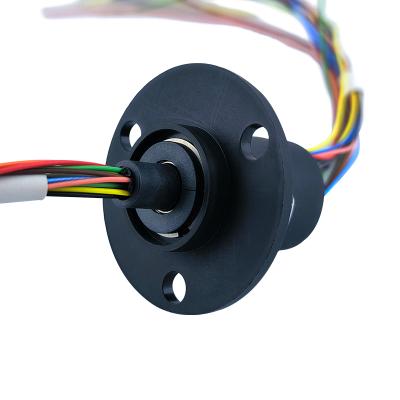 China WX22-18PS 18-Circuit 2A Cap-Type Slip Ring with 22mm OD and IP51 Protection for Small Power Applications for sale