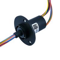 China 24 Circuit 2A Electric Slip Ring 39.6mm Length One Piece Injection Molding Small Size for sale