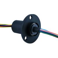 China 24 Circuit 2A Electric Slip Ring 39.6mm Length One Piece Injection Molding Small Size for sale