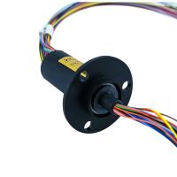 China 36 Way 2A 22mm Flanged Slip Ring Multi Channel Collector for Electronic Toys for sale