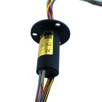 China 36 Way 2A 22mm Flanged Slip Ring Multi Channel Collector for Electronic Toys for sale