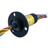 China 36 Way 2A 22mm Flanged Slip Ring Multi Channel Collector for Electronic Toys for sale