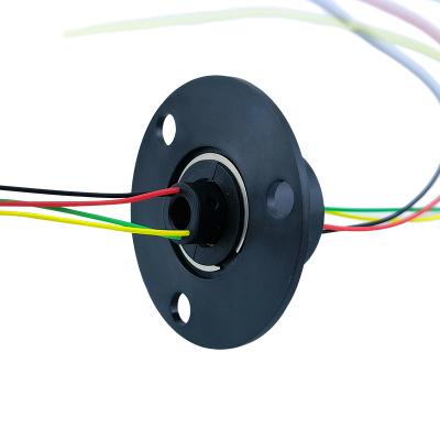 China GK0522-4PS 4-Wire Slip Ring 5mm ID 22mm OD 2A Current for Robot Joints and Precision Devices for sale