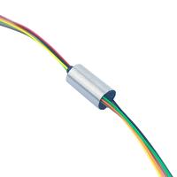 China WX6.0-6PS 6-Way 1A 6mm OD Micro Slip Ring with Aluminum Alloy Shell for Small Pan/Tilt Systems for sale