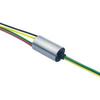 China WX6.5-4P02 6.5mm 4-Way 2A Micro Conductive Slip Ring with 28AWG Teflon Wire for Small Aircraft and Drones for sale