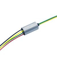 China WX6.5-4P02 6.5mm 4-Way 2A Micro Conductive Slip Ring with 28AWG Teflon Wire for Small Aircraft and Drones for sale