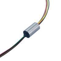 China 6.5mm OD 6-Way 1A Micro Capsule Slip Ring with 500,000 RPM Service Life for Rotary Connections for sale