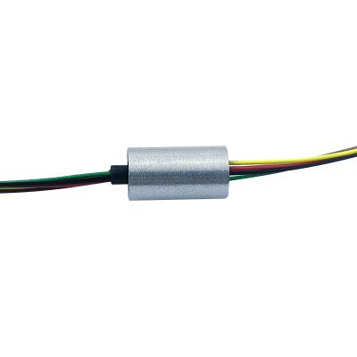 China 6.5mm OD 6-Way 1A Micro Capsule Slip Ring with 500,000 RPM Service Life for Rotary Connections for sale
