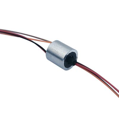 China WX7.9-4PS 4-Way 1A Micro Conductive Slip Ring 7.9mm OD with 0.05N·m Torque for Small Drones for sale