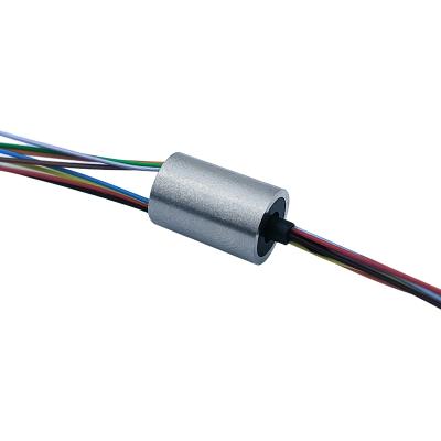 China WX7.9-8PS 8 Circuit 1A Capsule Slip Ring - 7.9mm OD, 11.8mm Length for Pan/Tilt Rotator Applications for sale