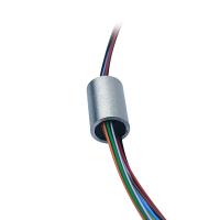 China WX7.9-8PS 8 Circuit 1A Capsule Slip Ring - 7.9mm OD, 11.8mm Length for Pan/Tilt Rotator Applications for sale