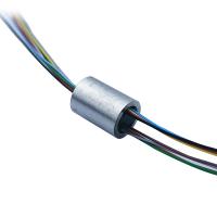 China 8.5mm Outer Diameter 8-Way 1A Micro Electric Slip Ring for Drones and Small Automation - 100RPM Speed for sale