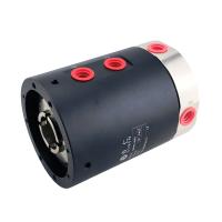 China 4 Channel Through Hole Gas Rotary Union G3/8 30mm Center Hole 99mm OD 300RPM for sale
