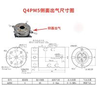 China Micro 4 Channel Gas Rotary Union with M5 Interface - 38mm OD, 300 RPM for Industrial Automation for sale