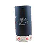 China 6 Channel Gas Rotary Union OD 38mm High Speed 300RPM with M5 Interface for Industrial Automation for sale