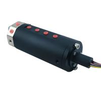 China Q8PM5-12PS Gas-Electric Combination Slip Ring 8 Channel M5 Interface 38mm x 95mm 2A Current for sale