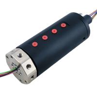 China Q8PM5-12PS Gas-Electric Combination Slip Ring 8 Channel M5 Interface 38mm x 95mm 2A Current for sale