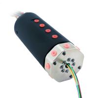 China Q8PM5-12PS Gas-Electric Combination Slip Ring 8 Channel M5 Interface 38mm x 95mm 2A Current for sale