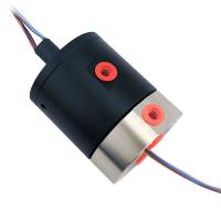 China Q2P01-12PS 2 In 2 Out Gas Electric Slip Ring Connector 2A 250rpm G1/8