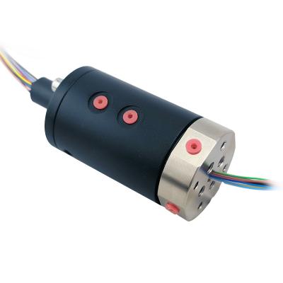 China Q4PM5-12PS 4-Channel Pneumatic-Electric Slip Ring with 38mm Width and 2A Current Rating for sale