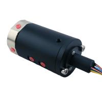 China Q4PM5-12PS 4-Channel Pneumatic-Electric Slip Ring with 38mm Width and 2A Current Rating for sale