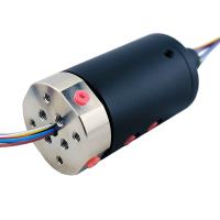 China Q4PM5-12PS 4-Channel Pneumatic-Electric Slip Ring with 38mm Width and 2A Current Rating for sale