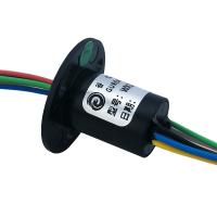 China F-WX12-6P05 6-Way 5A Low Power Rotary Slip Ring with 12.4mm Diameter for Robotic Arms for sale