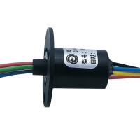 China F-WX12-6P05 6-Way 5A Low Power Rotary Slip Ring with 12.4mm Diameter for Robotic Arms for sale