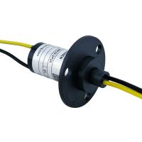 China 22mm OD 20A High Current Slip Ring with 2-Way Power and 100Mbps Data Transmission for Automation for sale