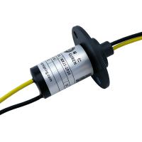 China 22mm OD 20A High Current Slip Ring with 2-Way Power and 100Mbps Data Transmission for Automation for sale