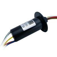 China 8 Wire 10A Flange Slip Ring 30mm OD 360 Degree Rotation Low Torque Wear Resistant for sale