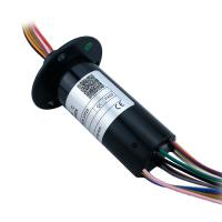 China F-WX30-12P10 12-Way 10A Flange Slip Ring 30mm Diameter 150RPM Speed for Automation for sale