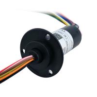 China F-WX30-12P10 12-Way 10A Flange Slip Ring 30mm Diameter 150RPM Speed for Automation for sale