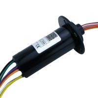 China F-WX30-12P10 12-Way 10A Flange Slip Ring 30mm Diameter 150RPM Speed for Automation for sale