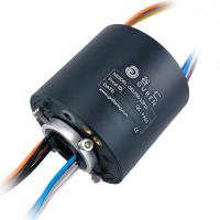 China 12.7mm ID 56mm OD Hollow Conductive Slip Ring 12 Channels 440V for Automation Equipment for sale