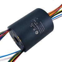 China GK1256-18P Rotary Through Hole Slip Ring with 12.7mm Center Hole and 18-Way Electrical Channels for sale