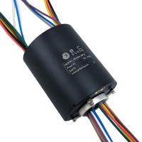 China GK1256-18P Rotary Through Hole Slip Ring with 12.7mm Center Hole and 18-Way Electrical Channels for sale
