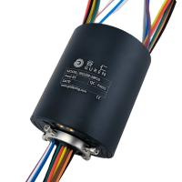 China GK1256-18P Rotary Through Hole Slip Ring with 12.7mm Center Hole and 18-Way Electrical Channels for sale