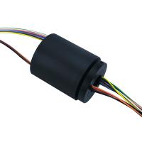 China 12.7mm Through Hole Slip Ring with PBT Plastic Shell 150rpm Speed 2A Current for Industrial Automation for sale