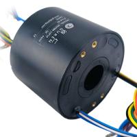 China 12 Channel Through Bore Slip Ring 25.4mm ID IP51 Aluminum Alloy for Industrial Automation for sale