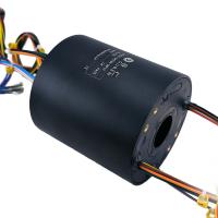 China 25.4mm Hollow Electrical Through Hole Slip Ring 18 Channels Signal Transmission 0-250 RPM IP51 Rating for sale