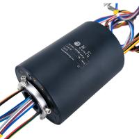 China 25.4mm Inner Diameter Hollow Electric Rotary Joint 24 Channels 250 RPM IP51 Rated for Industrial Automation for sale