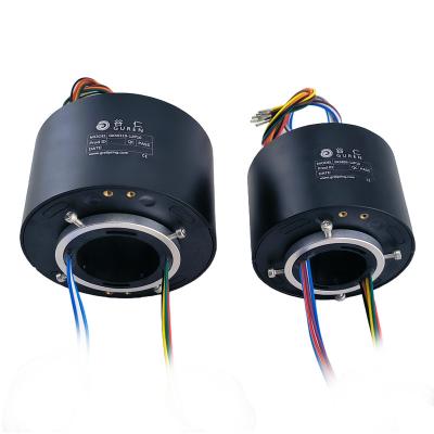 China GK3899-6P 38.1mm Through Bore Electrical Slip Ring 250 RPM 6-Way Rotary Connector for Industrial Automation for sale