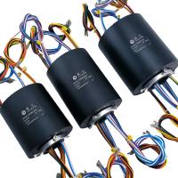 China GK3899-6P 38.1mm Through Bore Electrical Slip Ring 250 RPM 6-Way Rotary Connector for Industrial Automation for sale